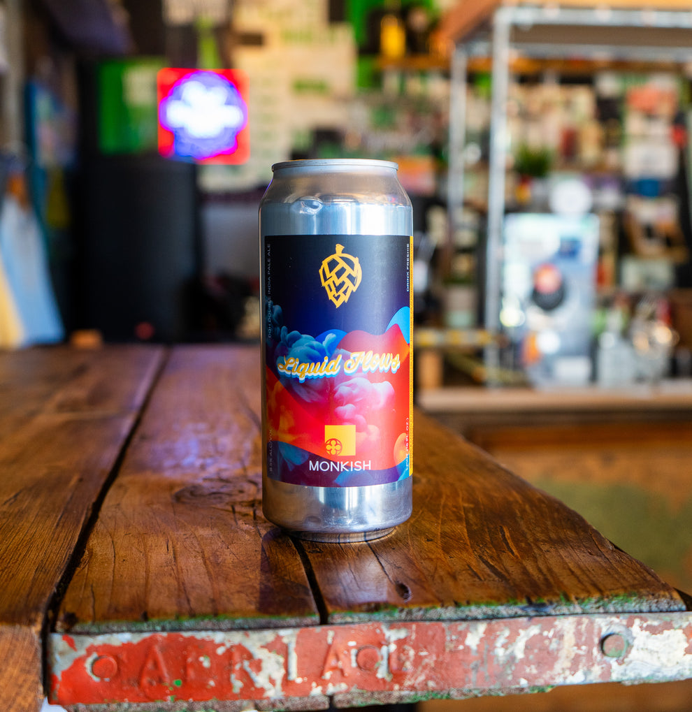 Monkish Brewing Co. - Liquid Flows - Imperial Double New England Hazy ...
